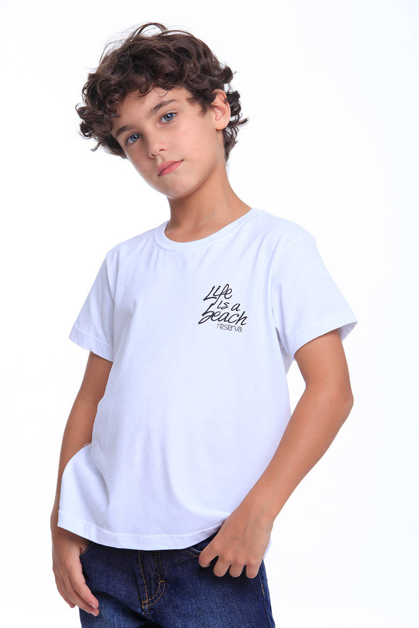 T-shirt Mini Cadeira De Praia | Mini