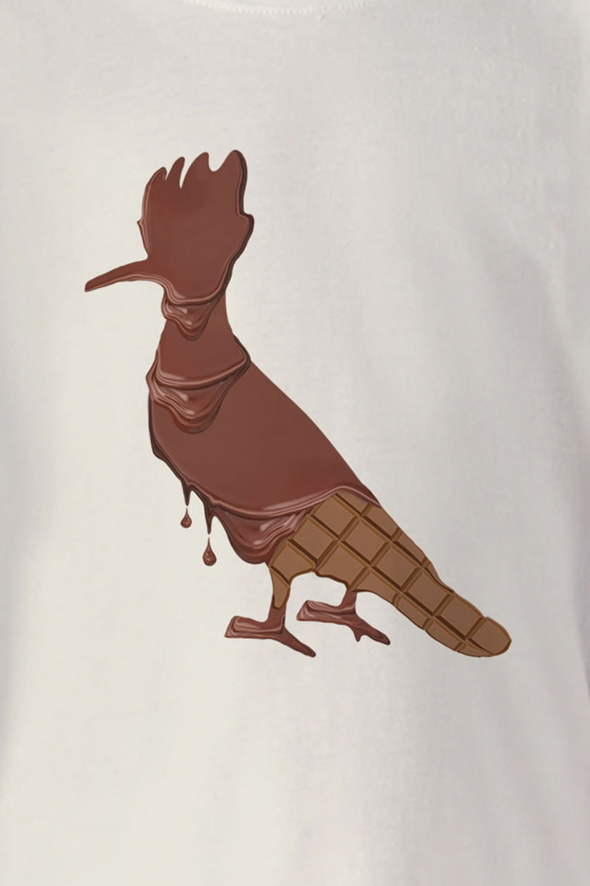 CAMISETA MINI PICA-PAU CHOCOLATE