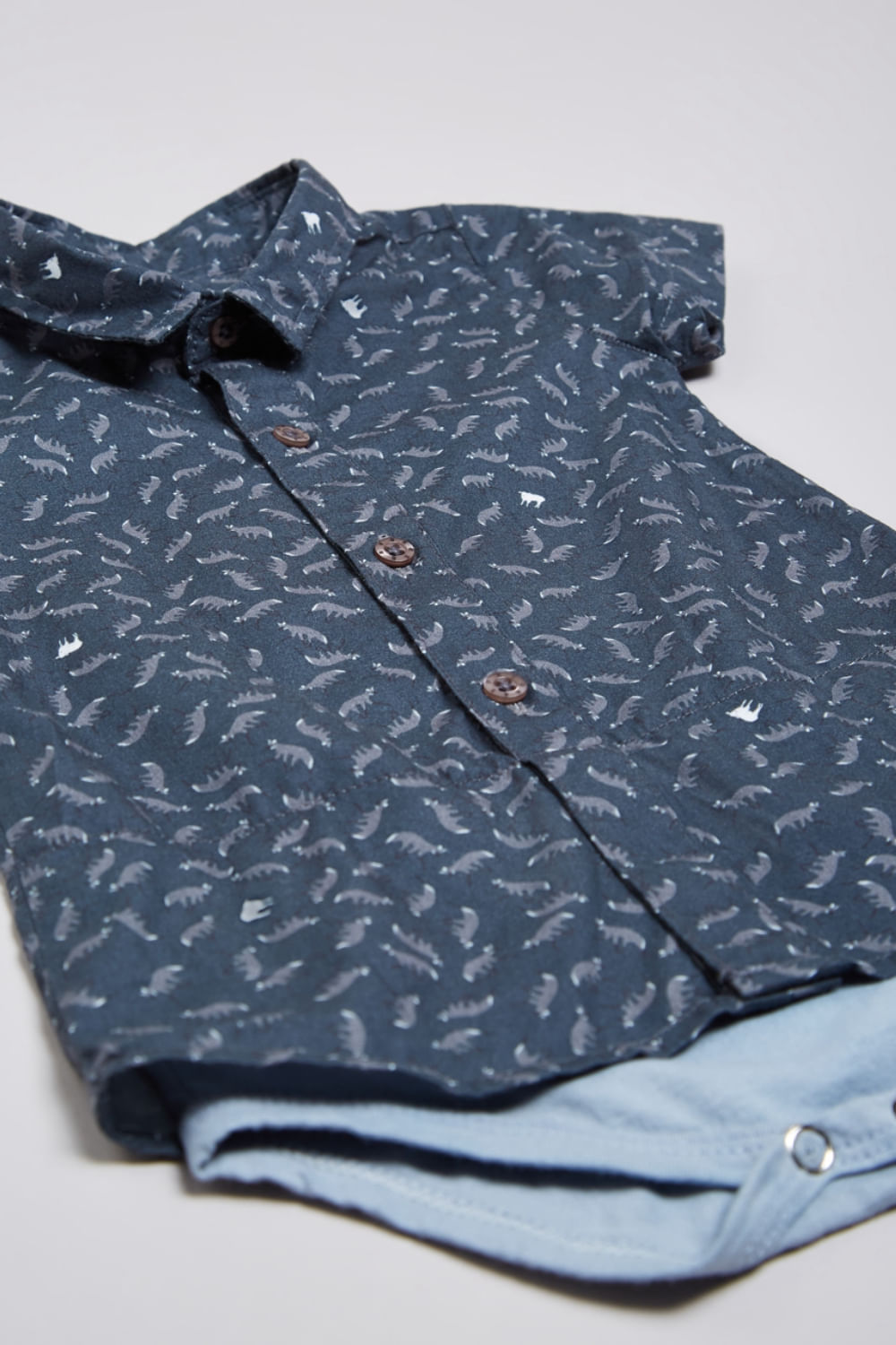 Body Camisa Reserva Mini Bebê Lobo Guará | Mini