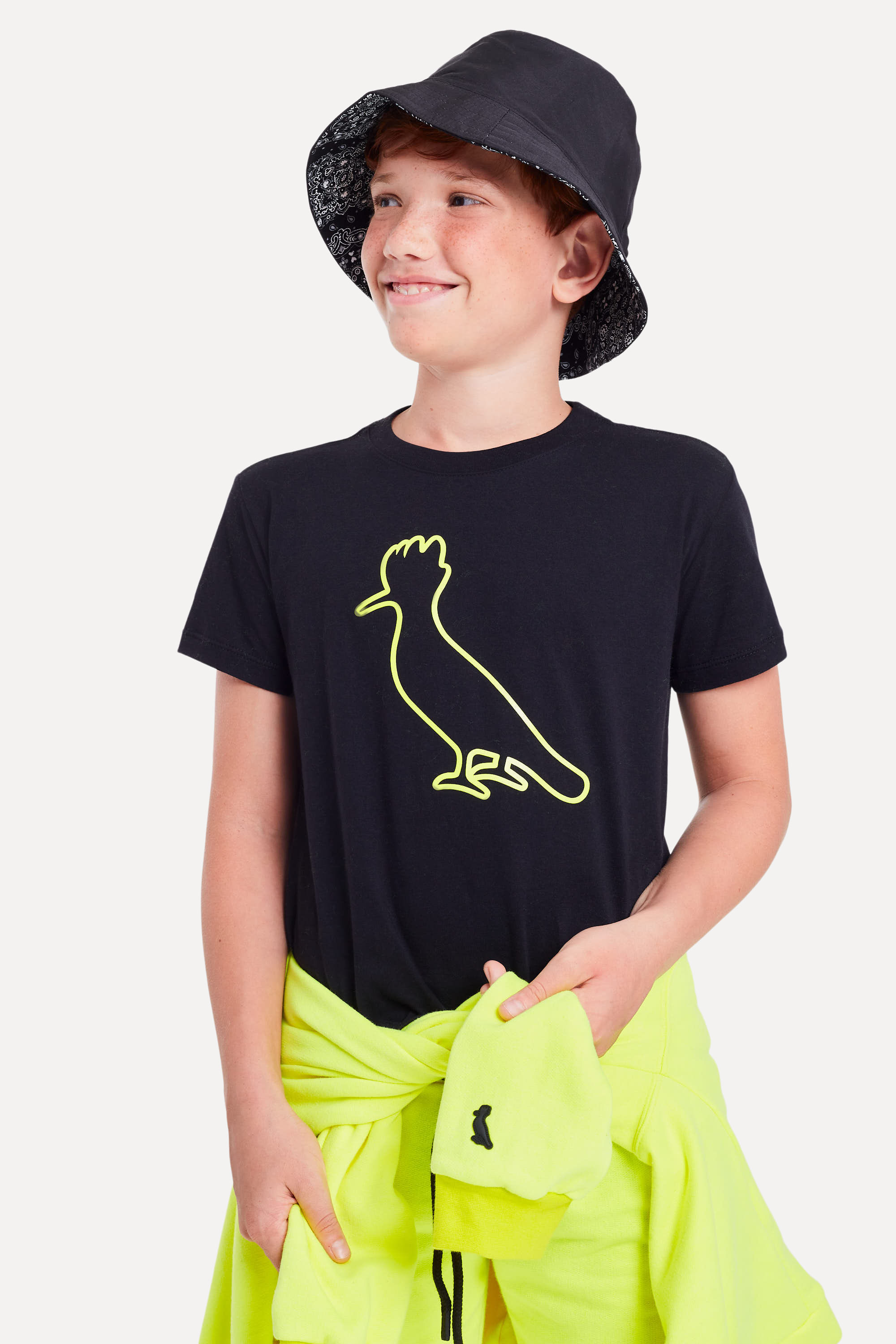 CAMISETA MINI PICA PAU NEON CONTORNO