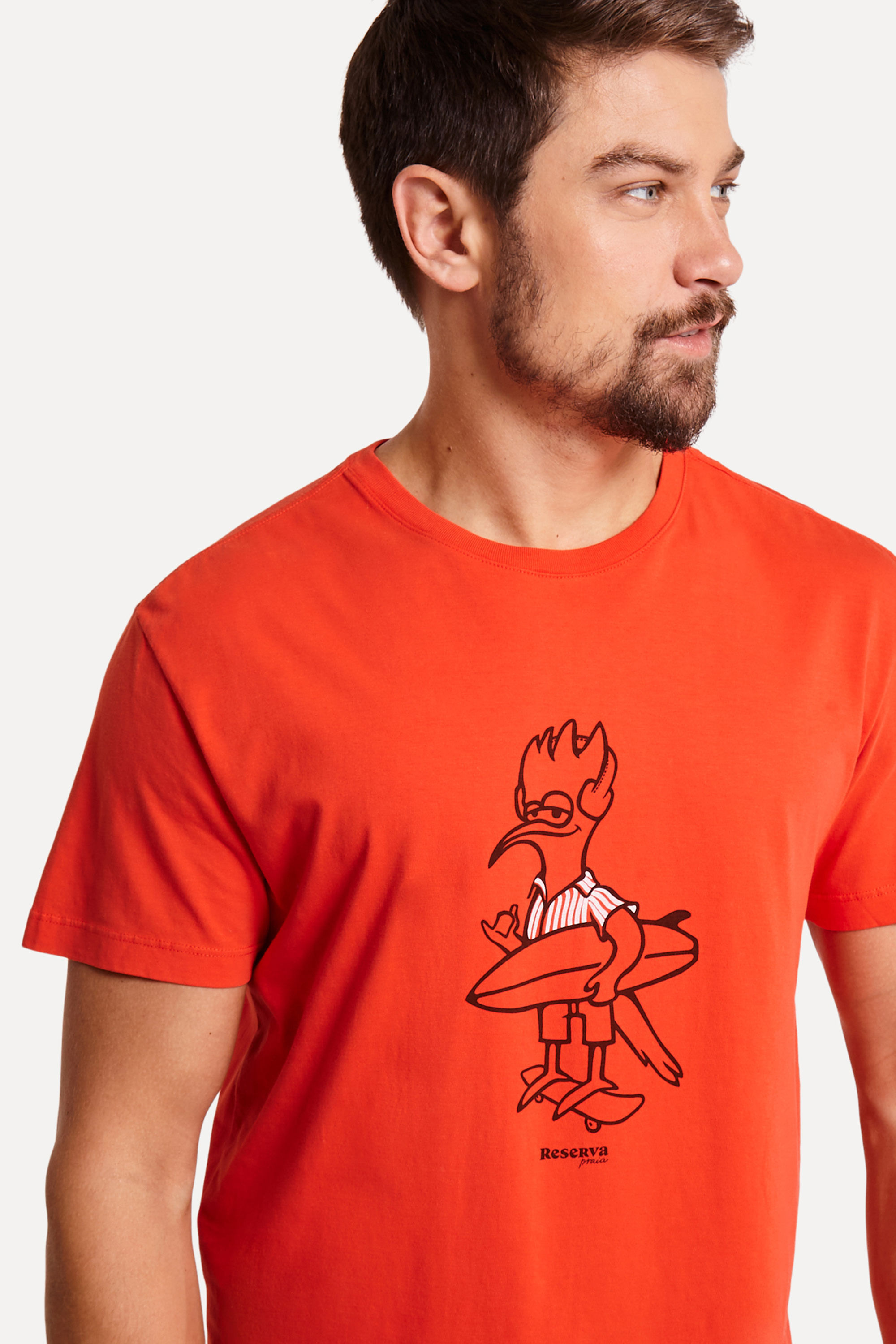 CAMISETA ESTAMPADA PRAIA SKATE