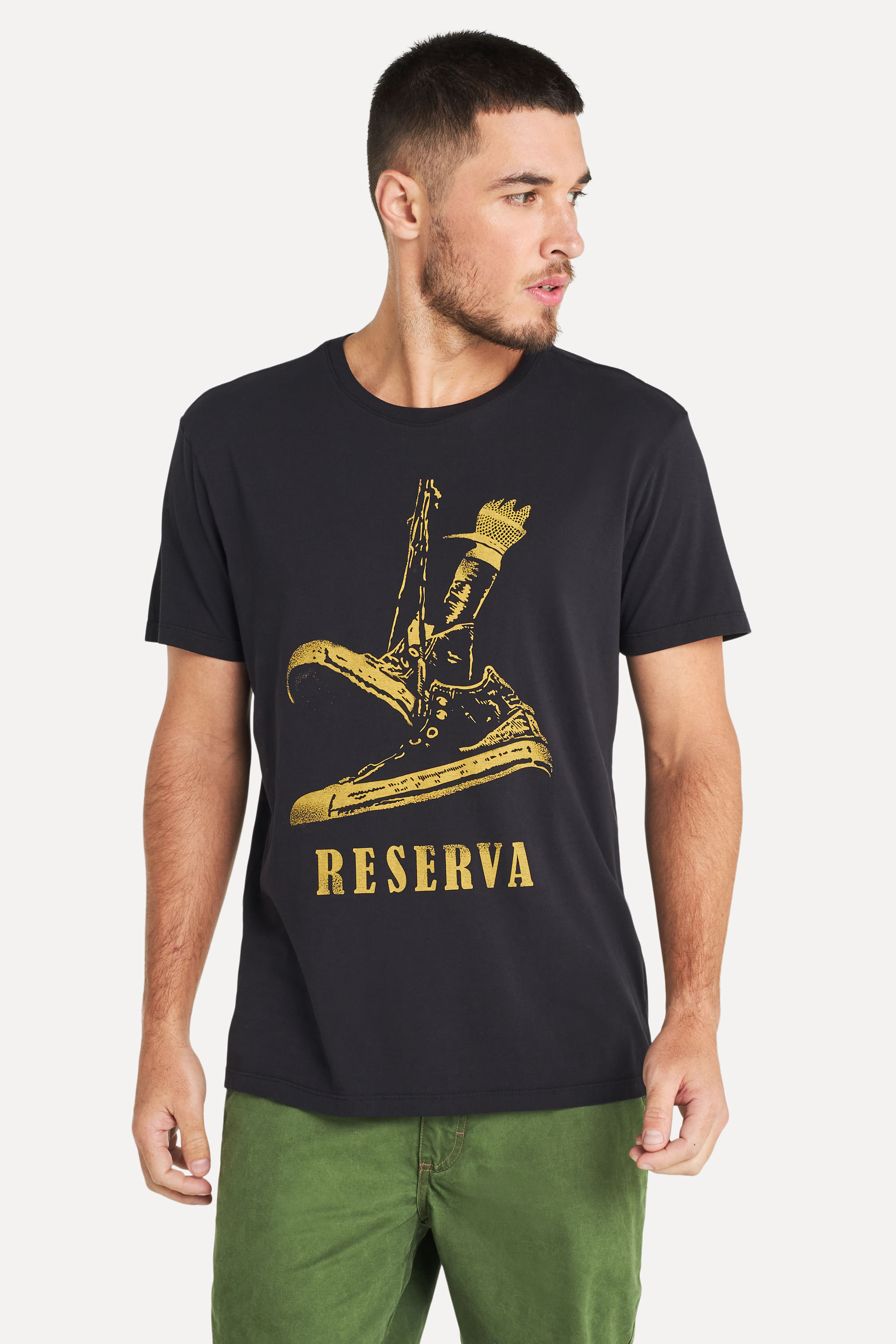 CAMISETA ESTAMPADA RESERVA GRUNGE